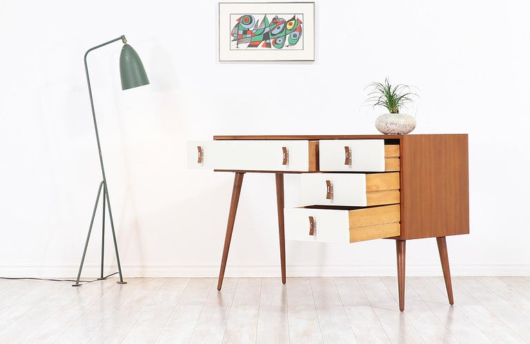 Stanley Young Lacquered and Walnut Writing Desk for Glenn of California ...