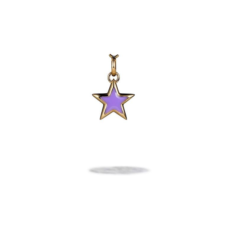 Star Coin, Star, Cloud and Moon Pendant Necklace, 14K Yellow Gold with ...