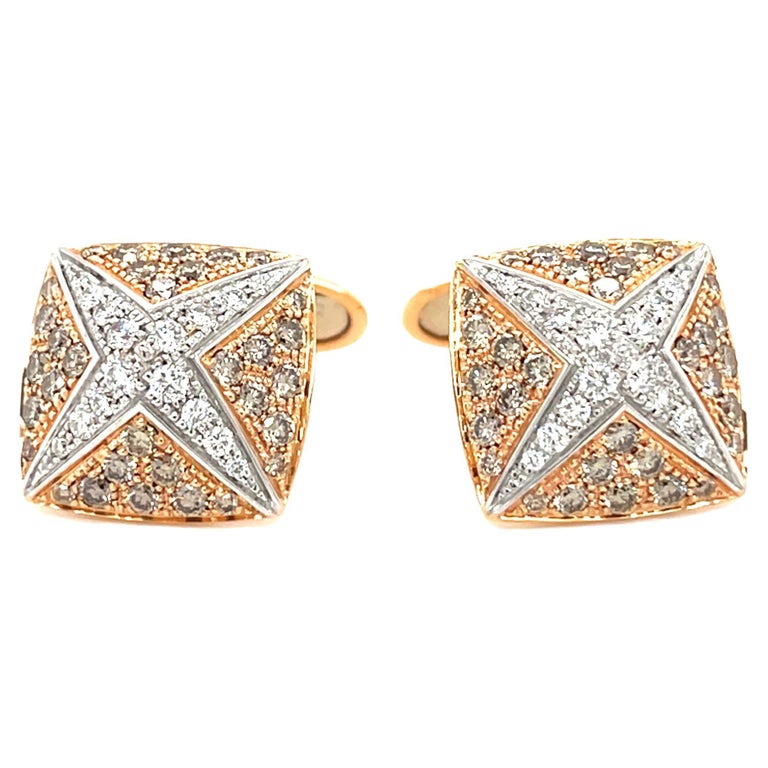 Star Cufflinks Yellow Gold For Sale at 1stDibs