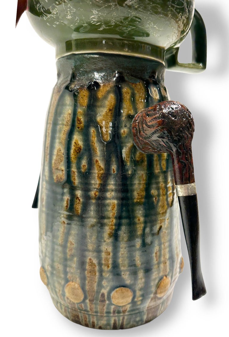 Star Glaze, Ceramic and Found Object Assemblage Sculpture For Sale at ...