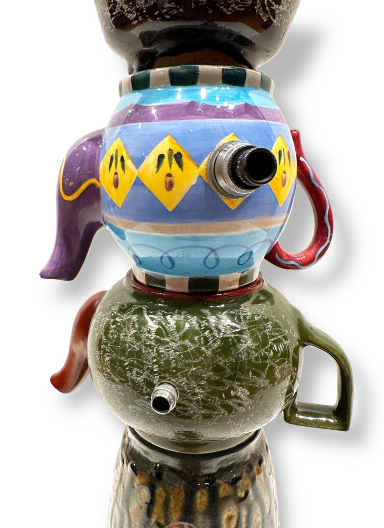 Star Glaze, Ceramic and Found Object Assemblage Sculpture For Sale at ...