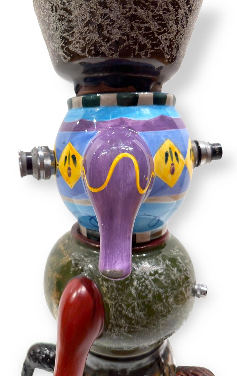 Star Glaze, Ceramic and Found Object Assemblage Sculpture For Sale at ...