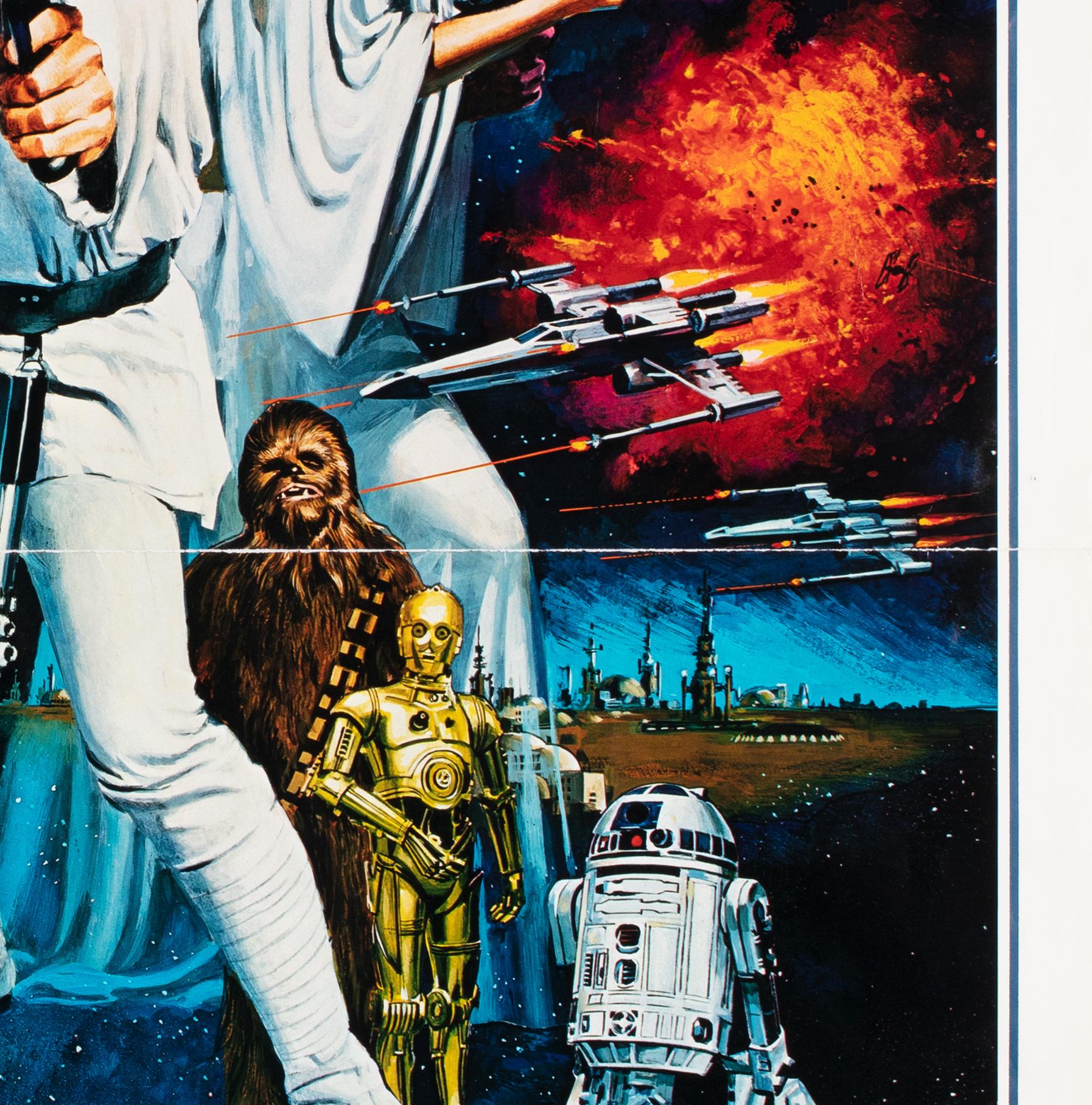 STAR WARS 1977 International US Film Movie Poster, Style C, Tom ...
