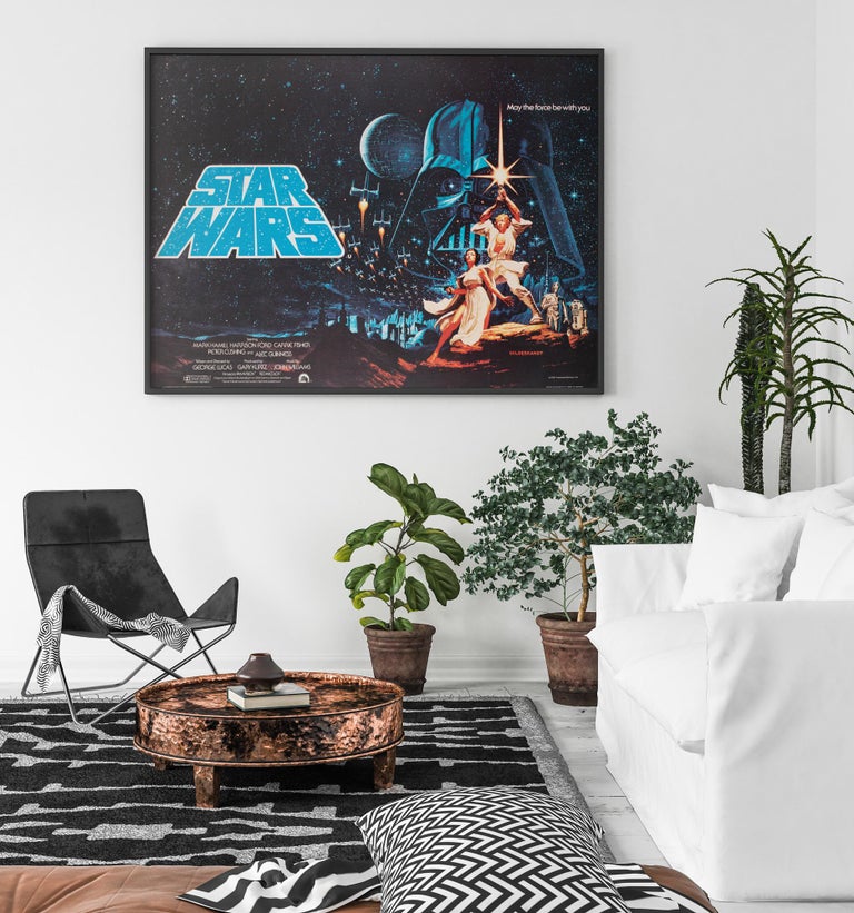 Star Wars 1977 UK Quad Film Movie Poster, Greg and Tim Hildebrandt For ...