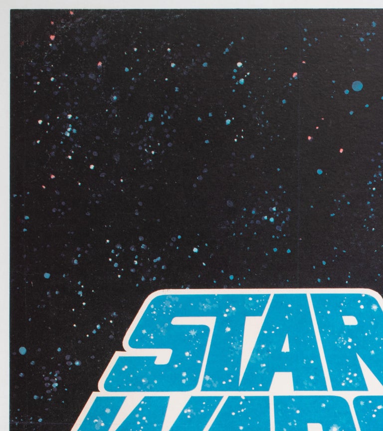 Star Wars 1977 UK Quad Film Movie Poster, Greg and Tim Hildebrandt For ...
