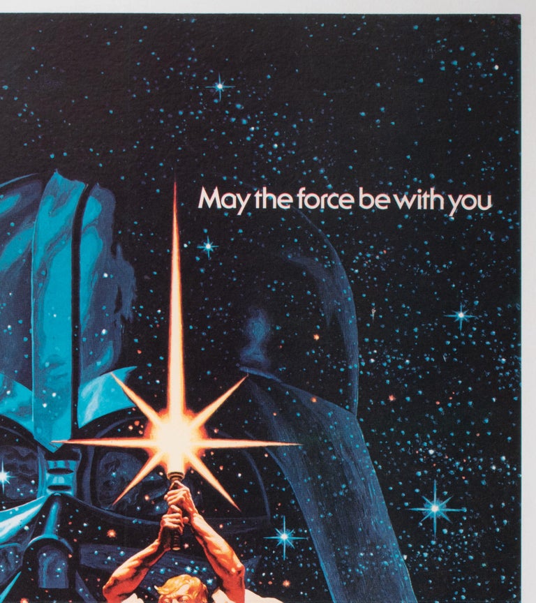 Star Wars 1977 UK Quad Film Movie Poster, Greg and Tim Hildebrandt For ...