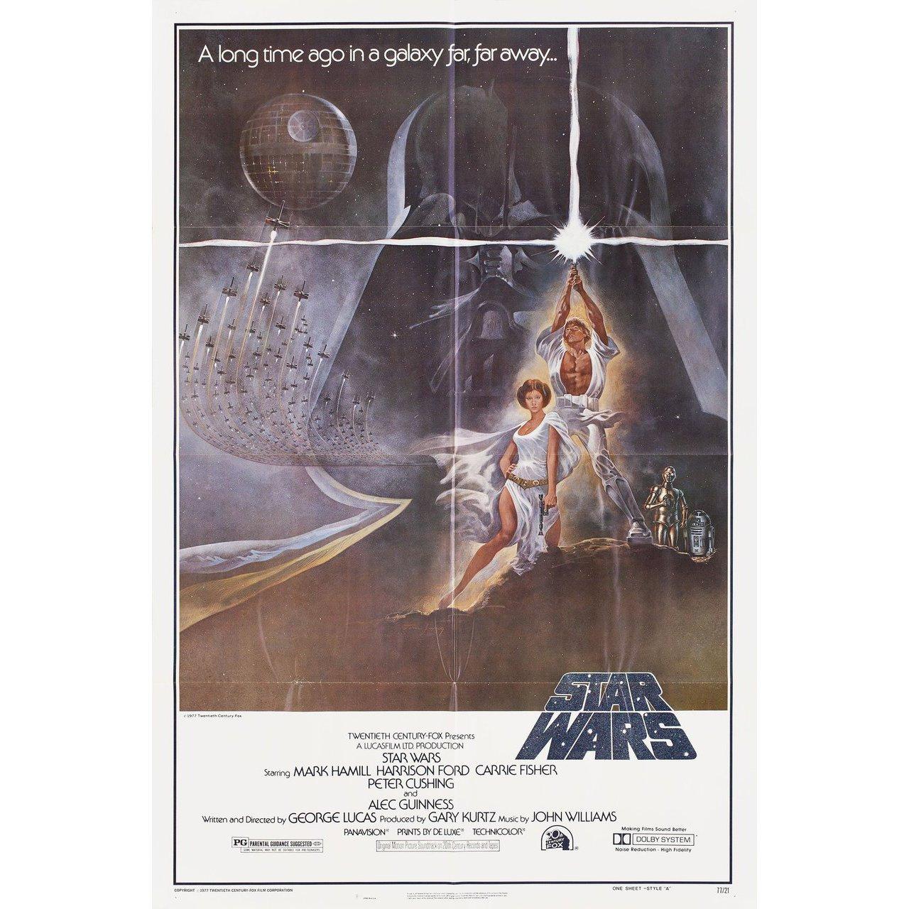 Star Wars 1977 U.S. One Sheet Film Poster For Sale at 1stDibs