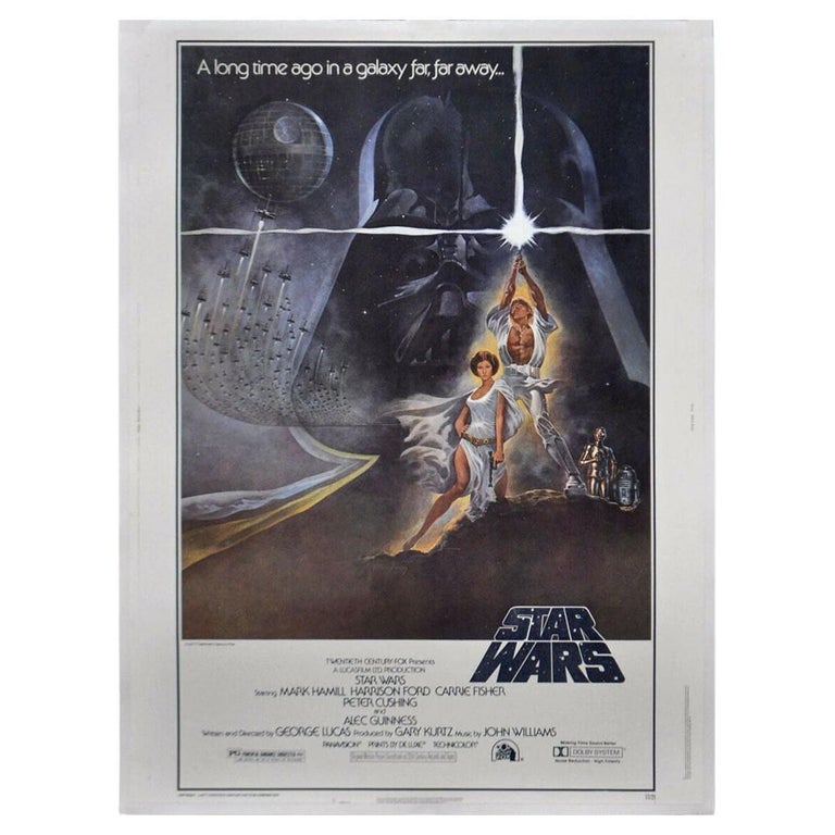 Star Wars: Episode IV, A New Hope, Unframed Poster, 1977 For Sale at ...