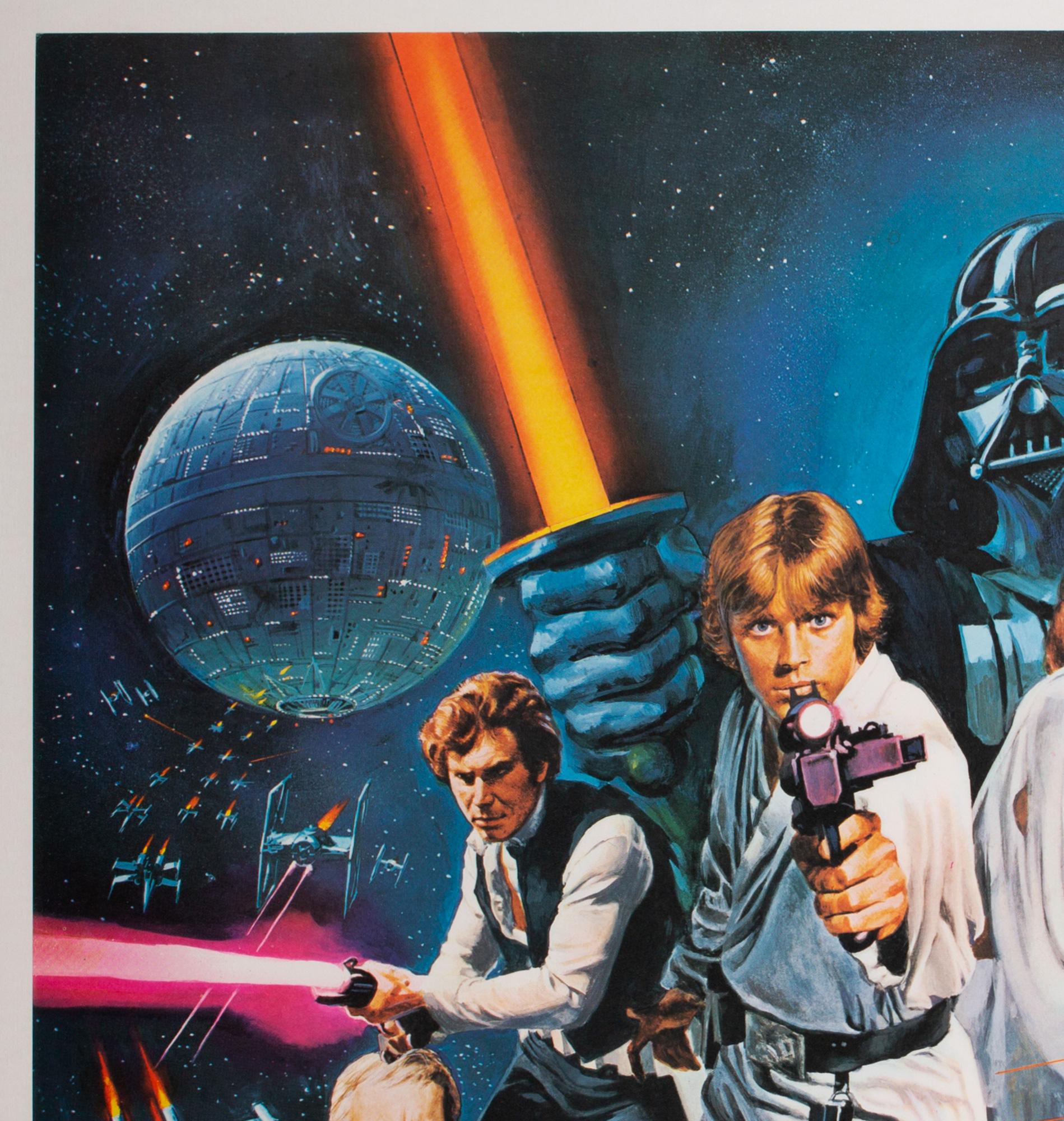 Star Wars Original 1977 UK Quad Style C Oscars Film Poster, Chantrell ...
