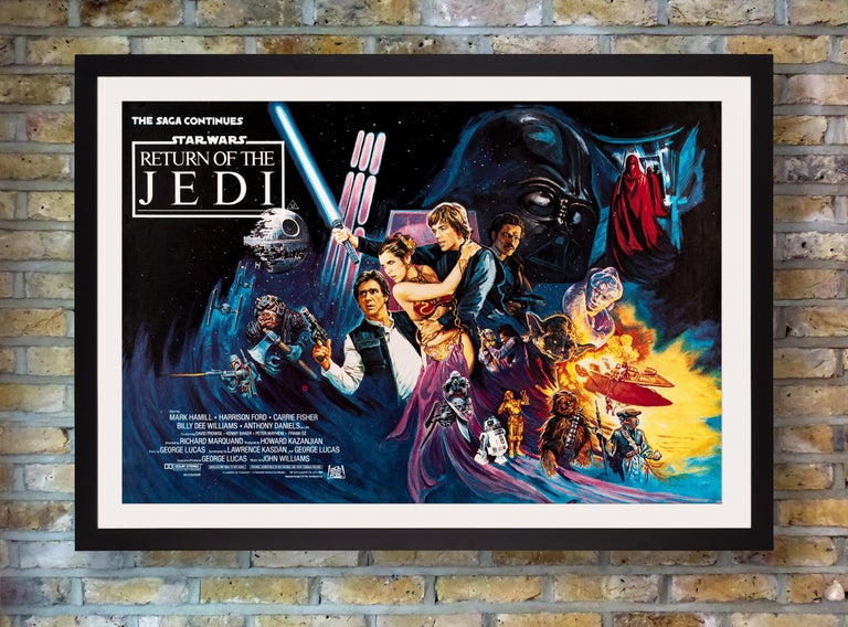 Star Wars 'Return of the Jedi' Original Vintage British Quad Film ...
