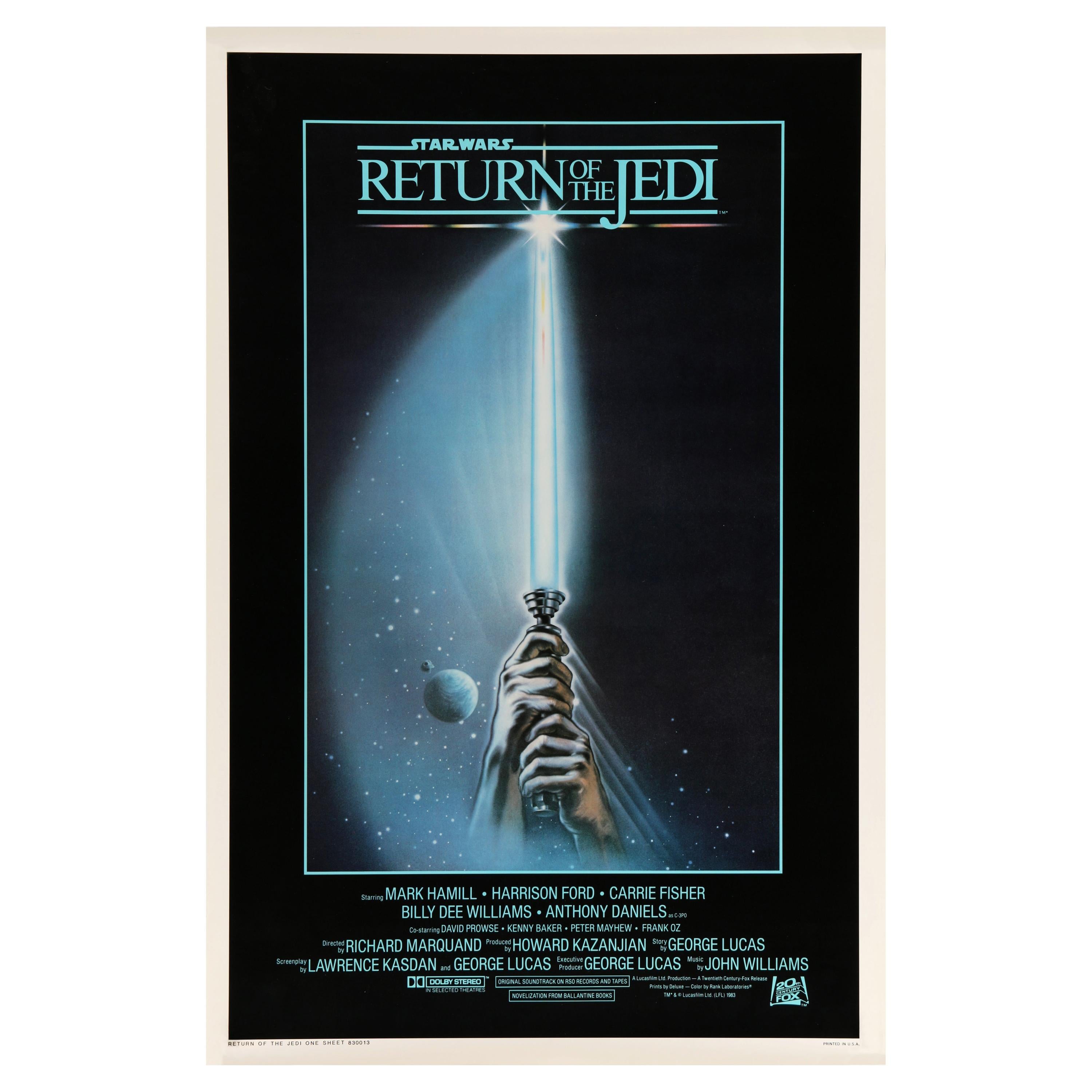 Star Wars 'Return of the Jedi' Original Vintage US One Sheet Movie ...
