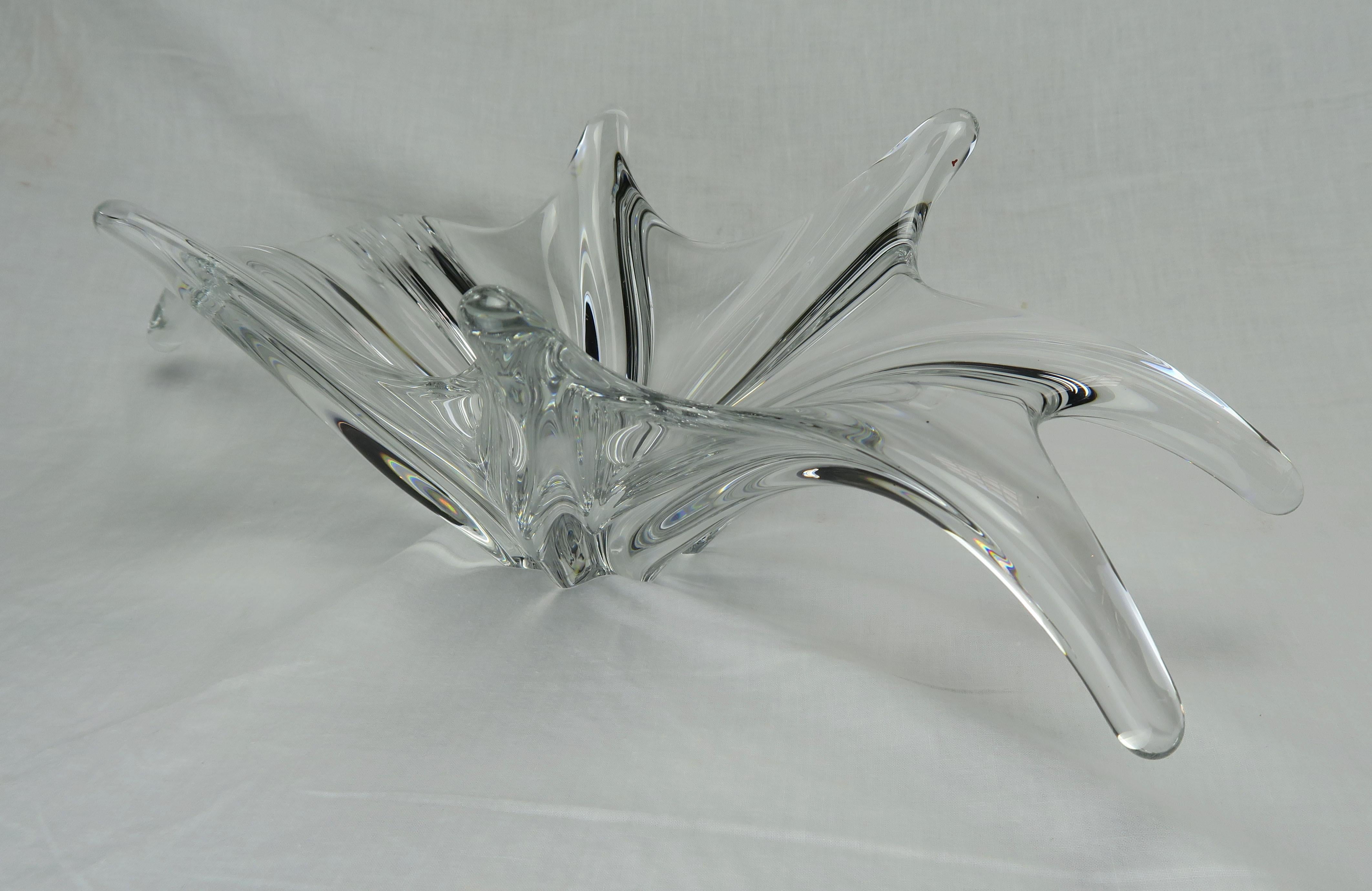 Starburst Baccarat Crystal Bowl at 1stDibs