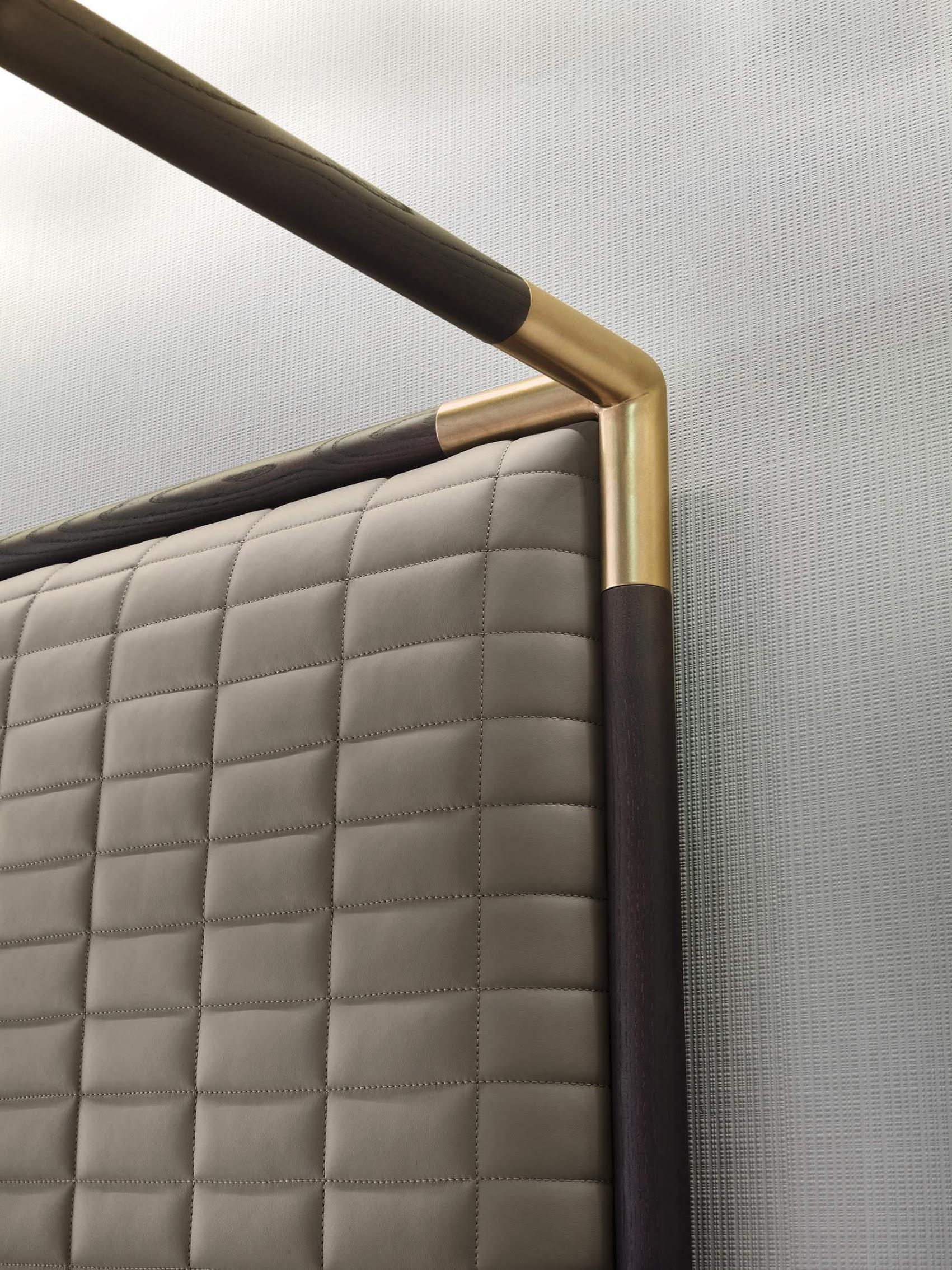 Stardust Four Poster Bed with Gold Frame by Busnelli For Sale at ...