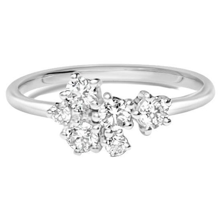 Customizable Starry Night Diamond Cluster Ring For Sale at 1stDibs