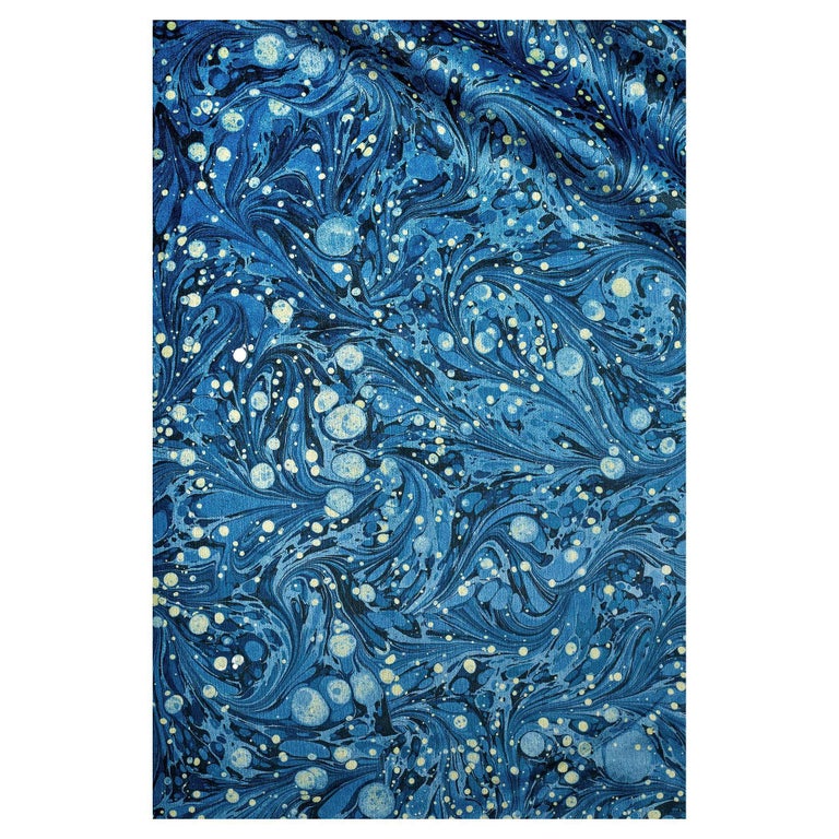 Starry Night Velvet Fabric For Sale at 1stDibs
