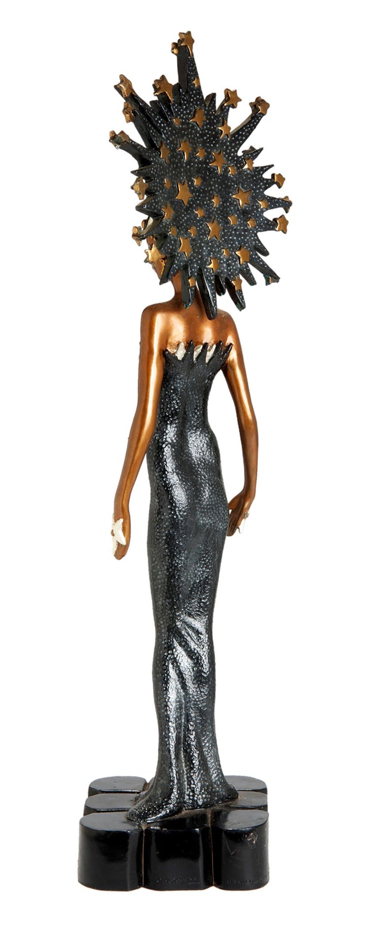 "Starstruck' Erte Bronze Art Deco Statue, signed For Sale at 1stDibs