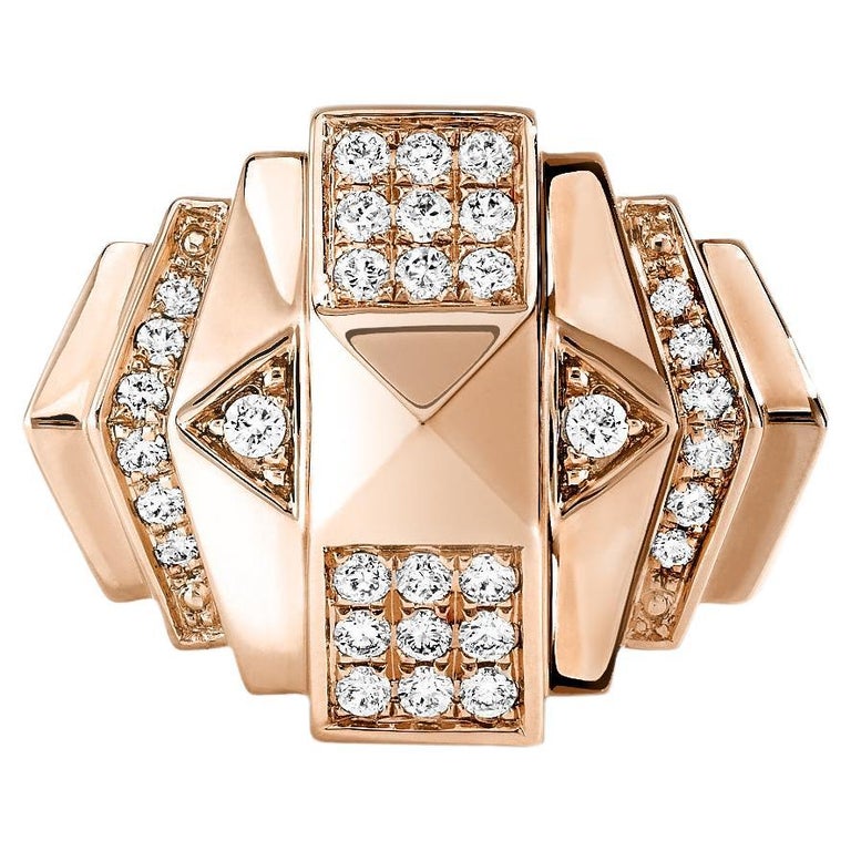 Customizable STATEMENT Paris - Ring Mini Rockaway Pyramid Diamonds and ...