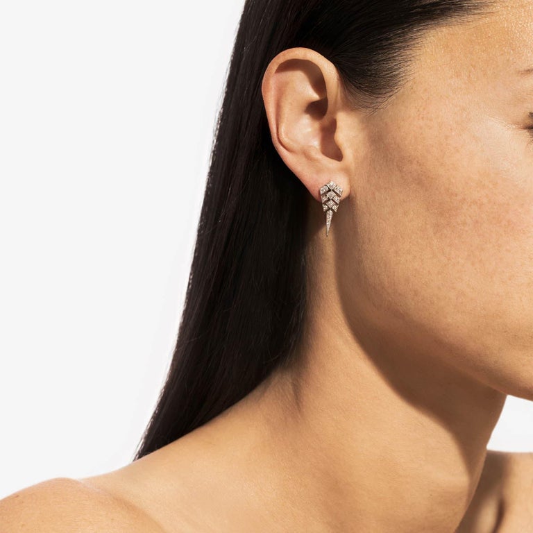 STATEMENT Paris - Unit Earring Stairway Diamonds and Pink Gold 0.22 ...