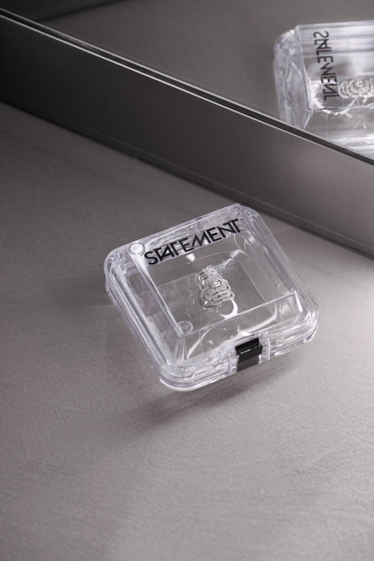 STATEMENT Paris, Unit Hoop Stairway Cone Diamonds and Pink Gold 0, 25 ...