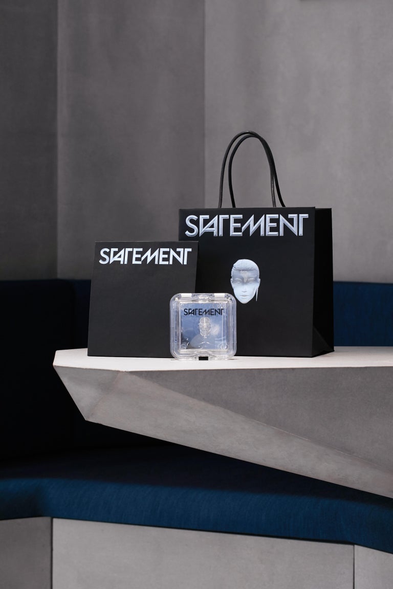 STATEMENT Paris, Unit Hoop Stairway Cone Diamonds and Pink Gold 0, 25 ...