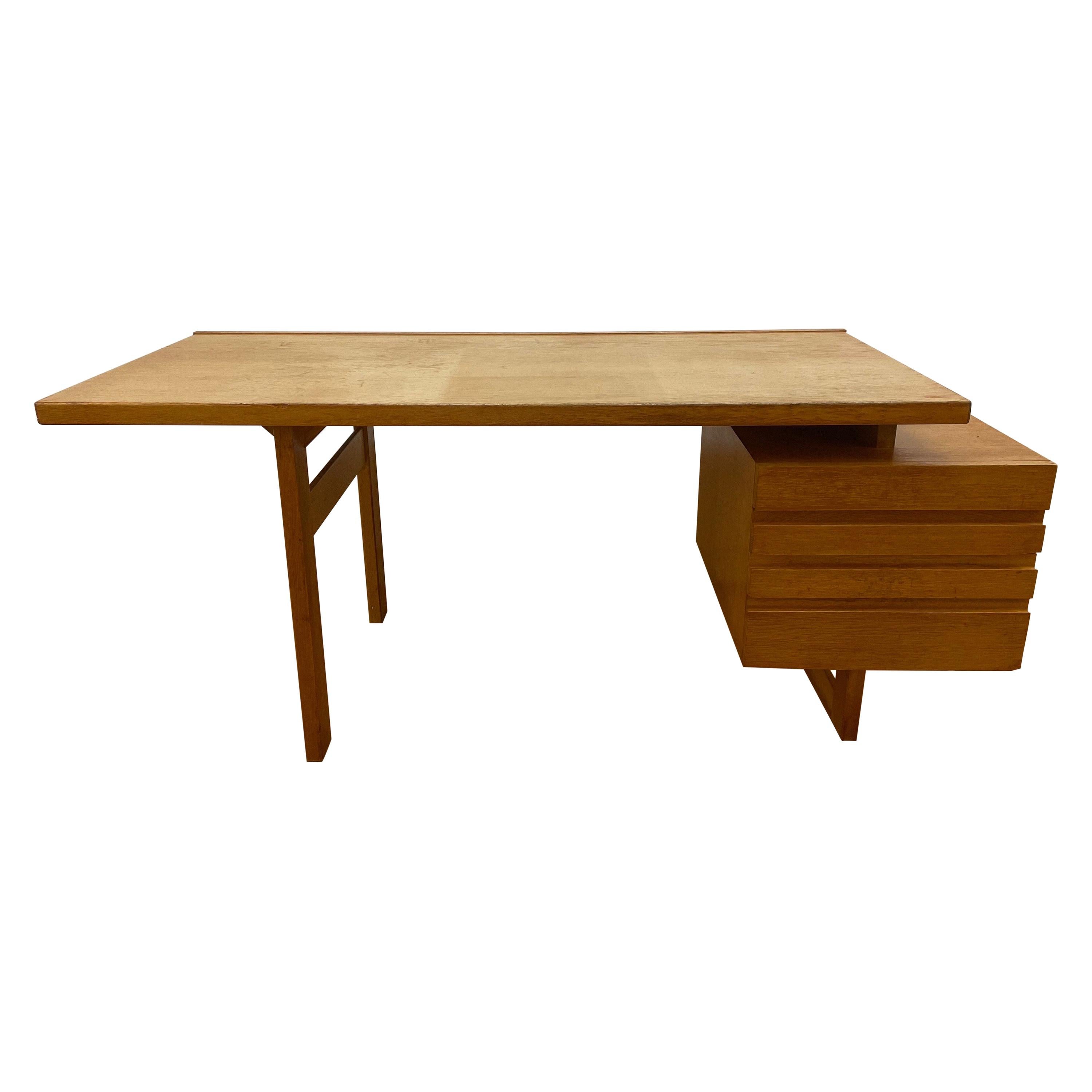 Statement Scandinavian Modern Executive Desk at 1stDibs | statement desk