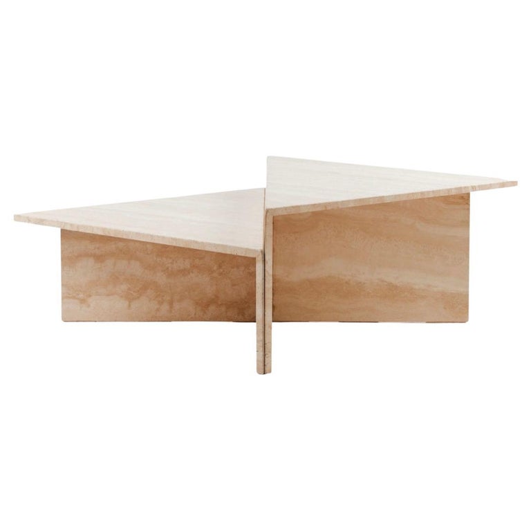 Statement Triangular Marble Coffee Tables at 1stDibs