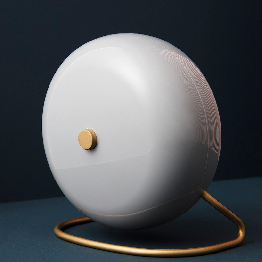 Station Table Clock Grey/White For Sale at 1stDibs