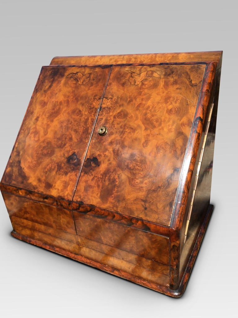 Stationary Cabinet, Writing Box, Walnut, circa 1870 at 1stDibs ...