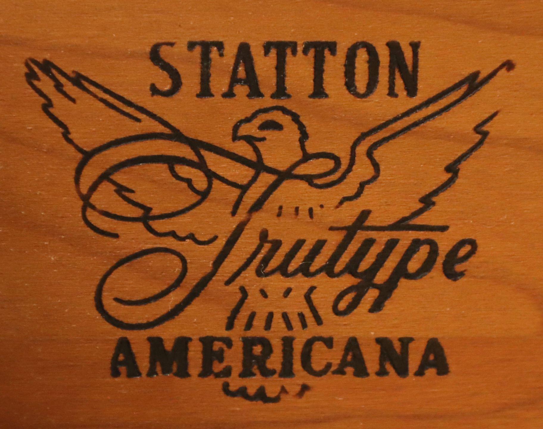 STATTON Centennial Solid Cherry Chippendale Style Secretary Desk at ...