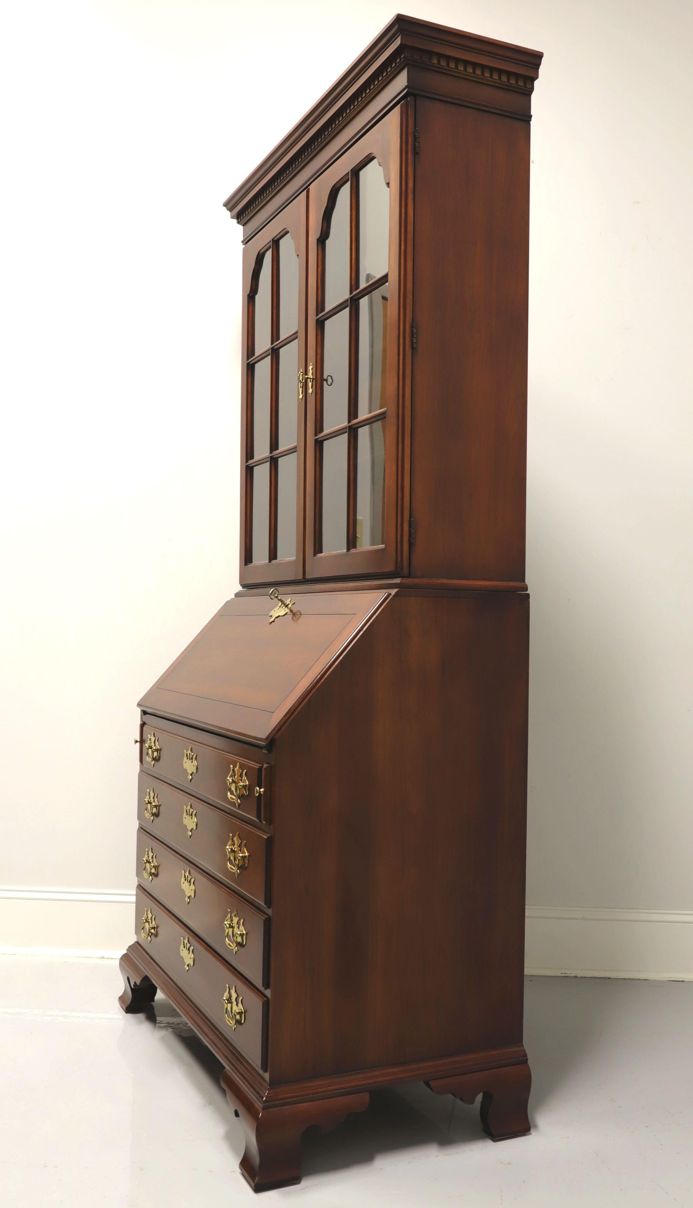 STATTON Centennial Solid Cherry Chippendale Style Secretary Desk at ...