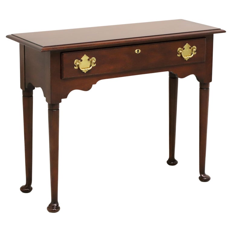STATTON Trutype Solid Cherry Georgian Console Table For Sale at 1stDibs