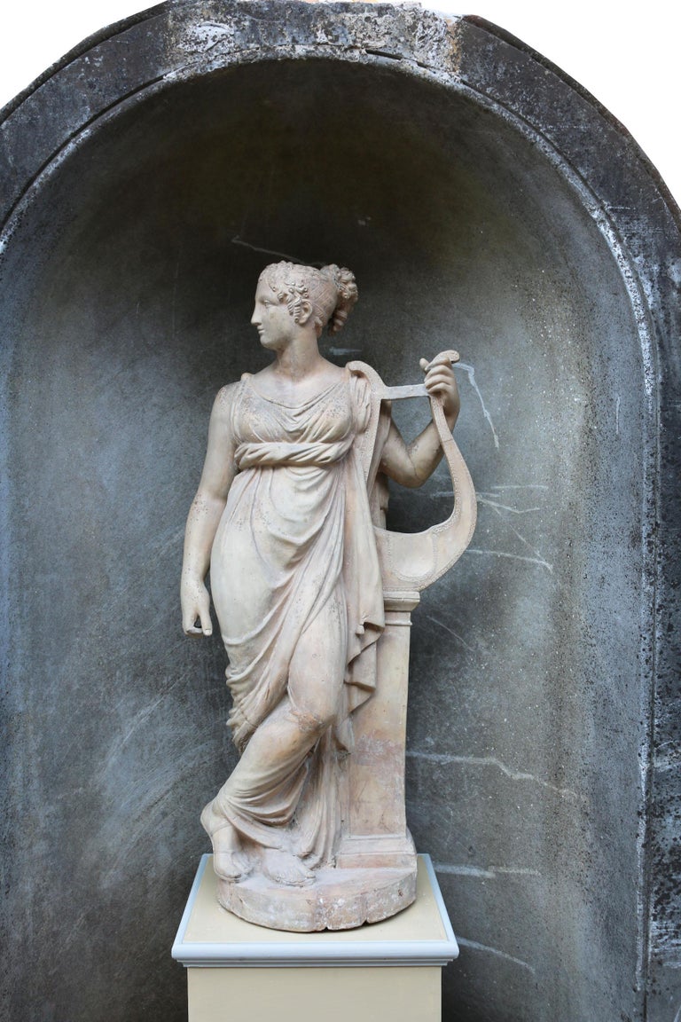 Statue Depicting the Terpsichore Muse at 1stDibs | terpsichore statue
