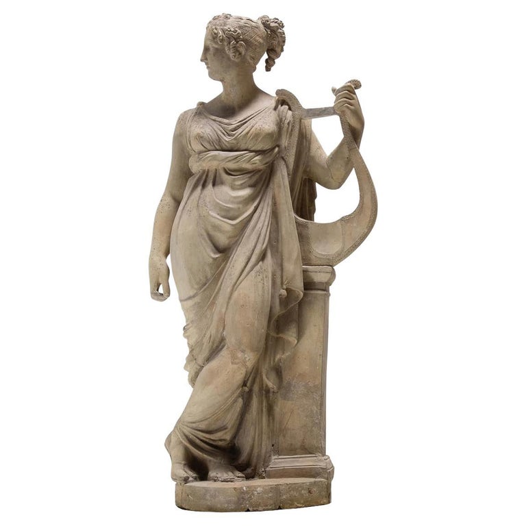 Statue Depicting the Terpsichore Muse at 1stDibs | terpsichore statue