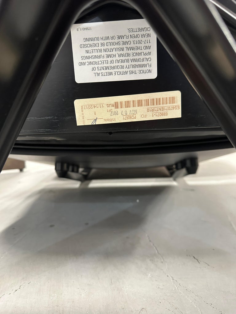 "Stealth" All Black Herman Miller Eames Chair and Ottoman 2017-Tall ...