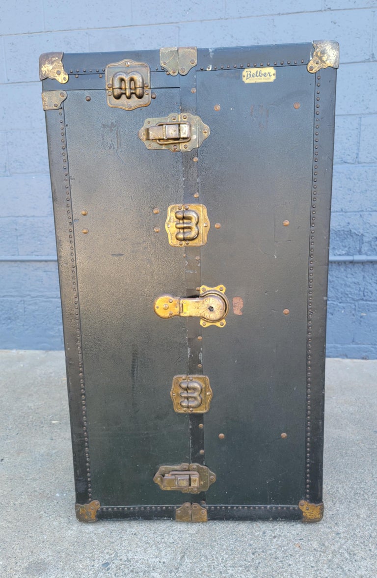 Steamer / Cabin Wardrobe Trunk at 1stDibs | steamer wardrobe trunk ...