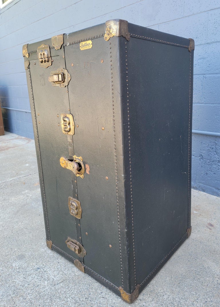 Steamer / Cabin Wardrobe Trunk at 1stDibs | steamer wardrobe trunk ...
