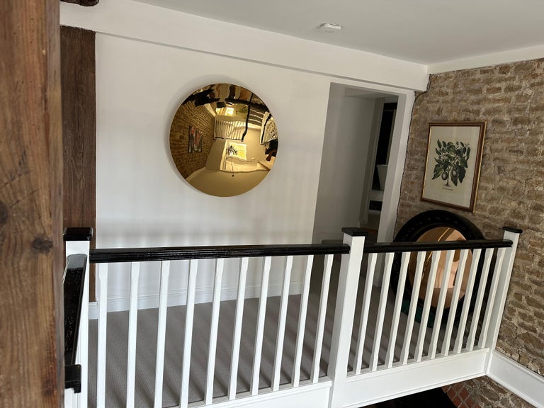 Steel Concave Wall Mirror 160cms/ 63" For Sale at 1stDibs