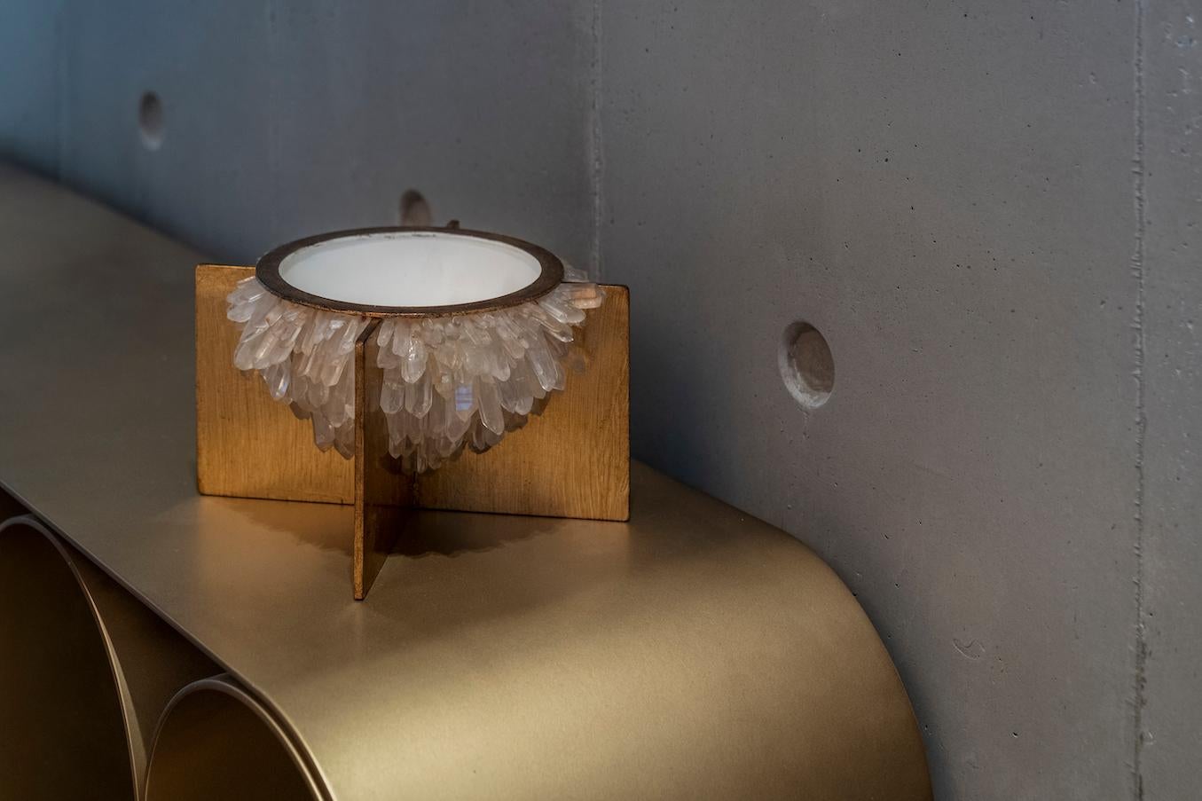 Steel Gold Arch Bench by Pietro Franceschini For Sale at 1stDibs