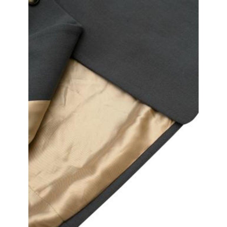 Steel Grey Evan Single Breasted Jacket For Sale at 1stDibs