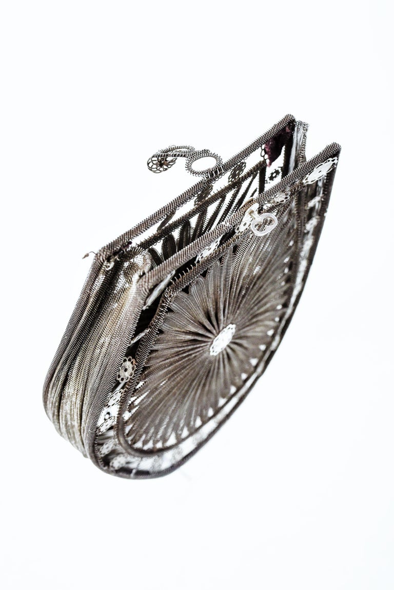 Steel mesh Reticule Purse - France Premier Empire Circa 1800-1810 For ...