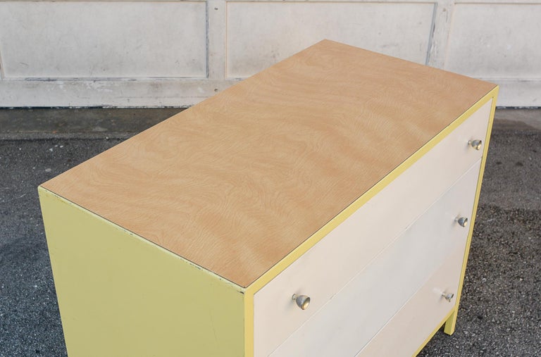 Steel Midcentury Chest of Drawers by Simmons For Sale at 1stDibs