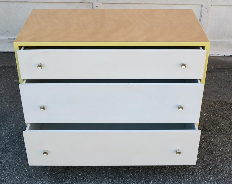 Steel Midcentury Chest of Drawers by Simmons For Sale at 1stDibs