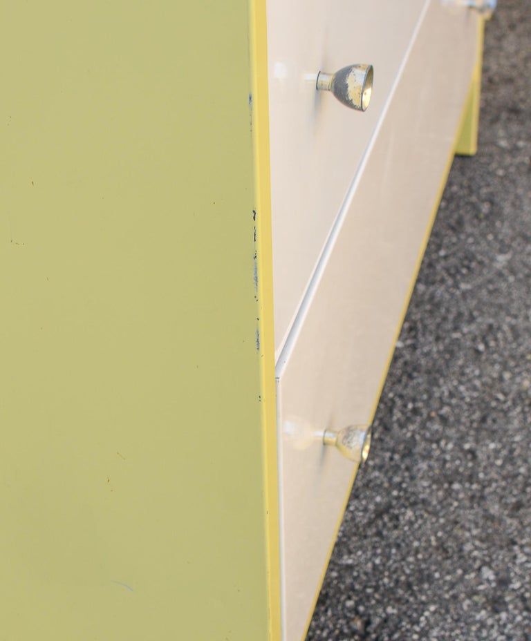 Steel Midcentury Chest of Drawers by Simmons For Sale at 1stDibs