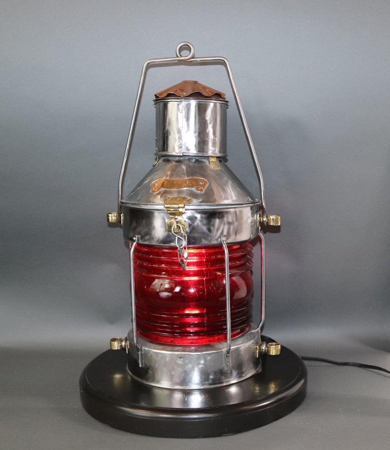 Steel Ships Not Under Command Lantern For Sale at 1stDibs