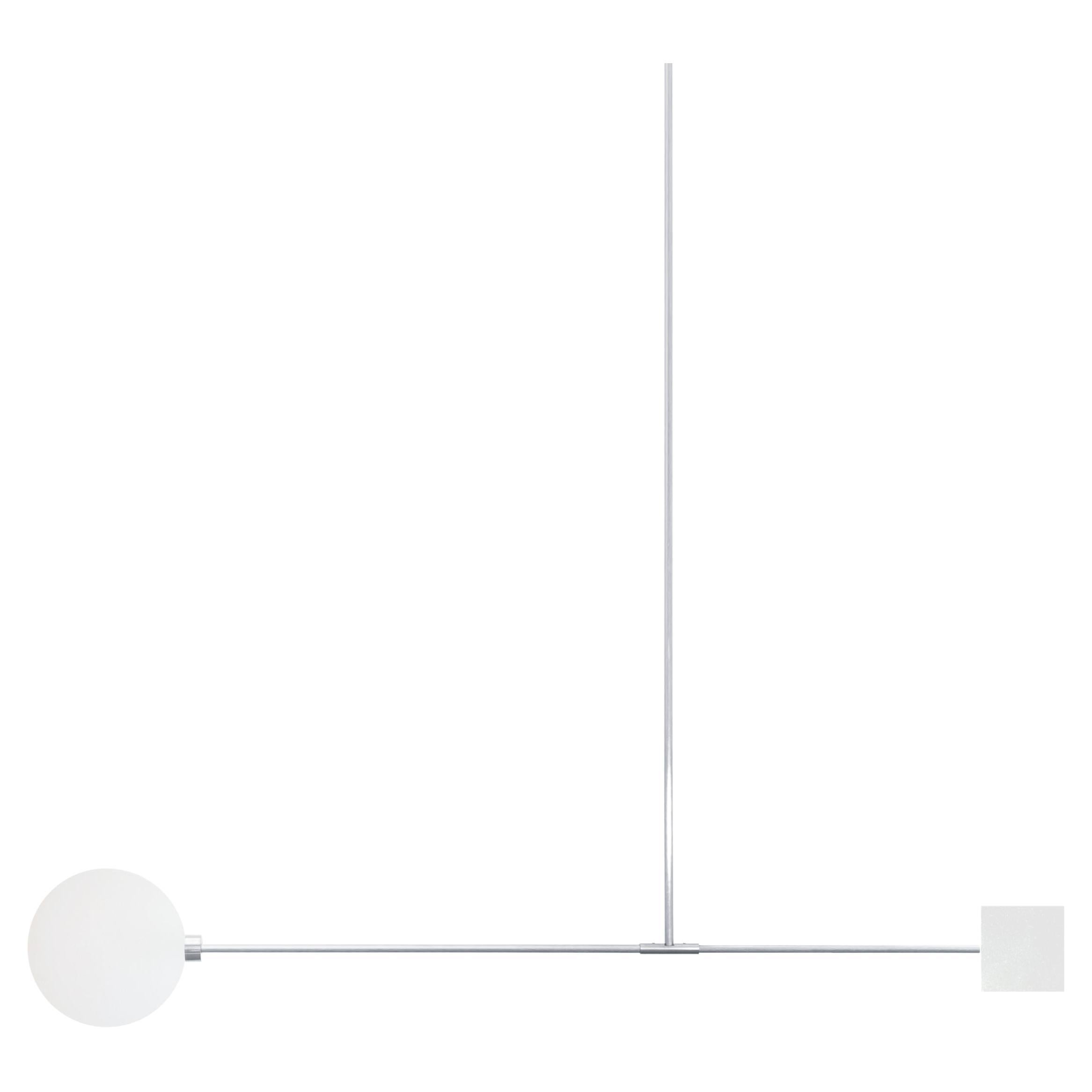 Libra Quad, Contemporary Ceiling Lamp, Brass and Marble 'White' For ...