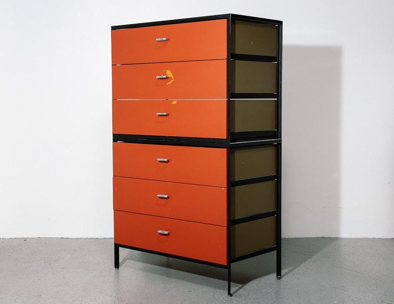 Steel Frame Highboy Dresser by George Nelson at 1stDibs | george nelson ...