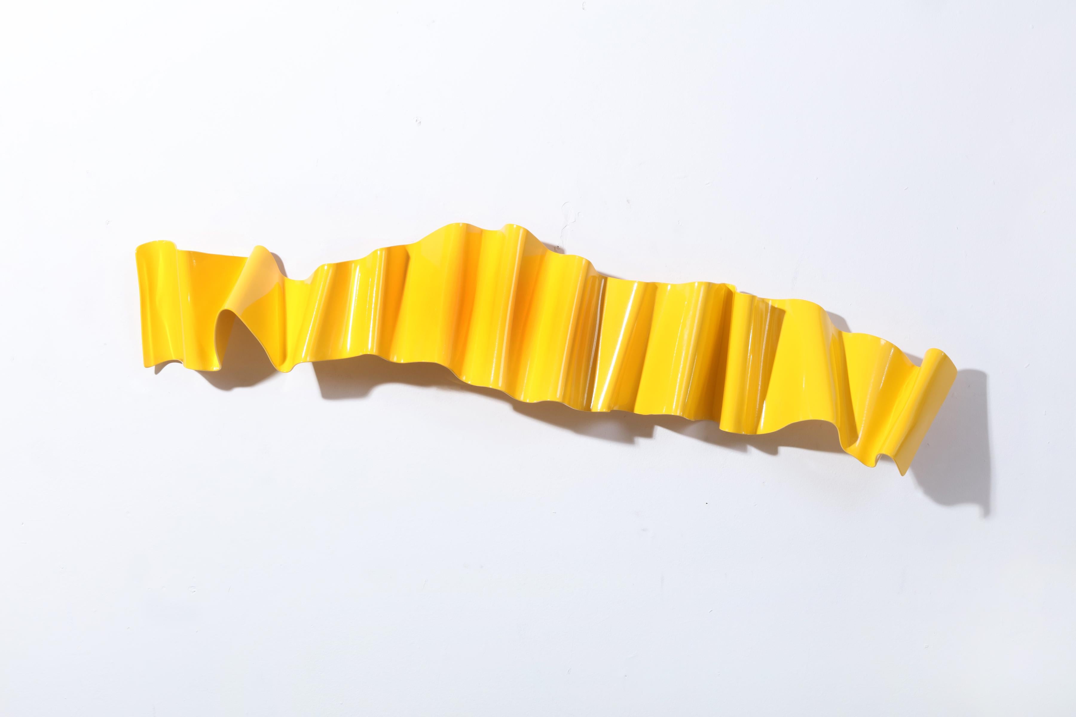 Stefan Duerst - Soul Gate #3 (black metal wall sculpture steel ribbon ...