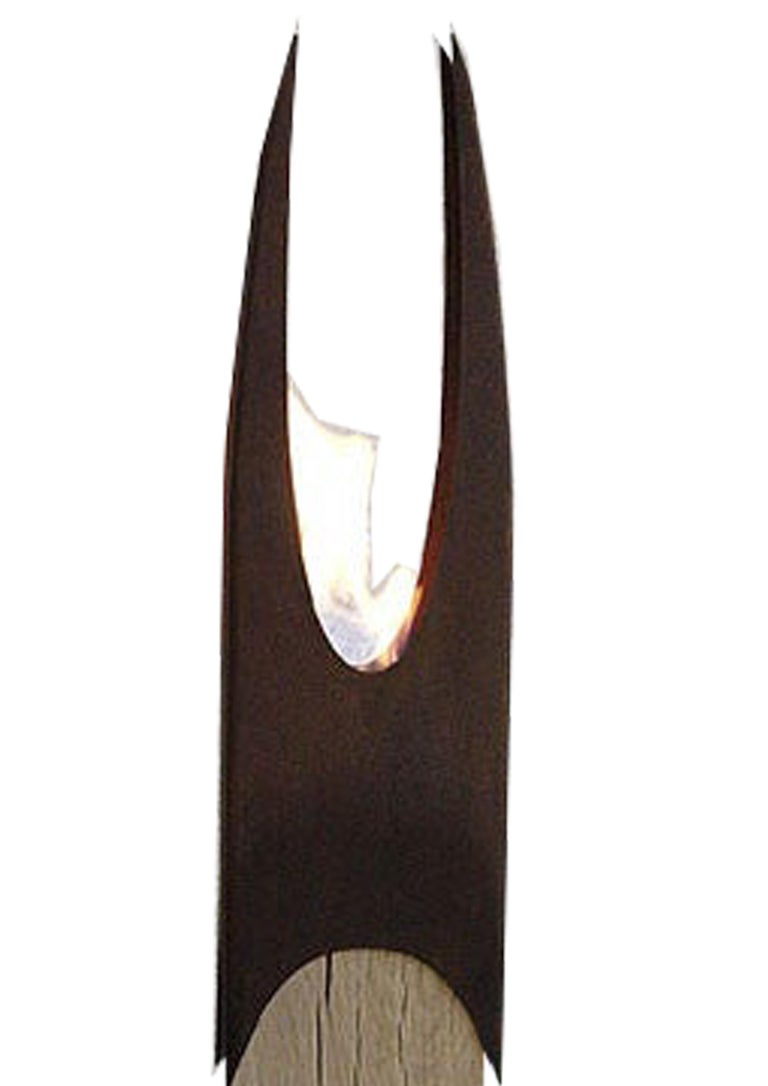 Stefan Traloc - Oak Column and Garden Torch - "Nature Crown" - handmade ...