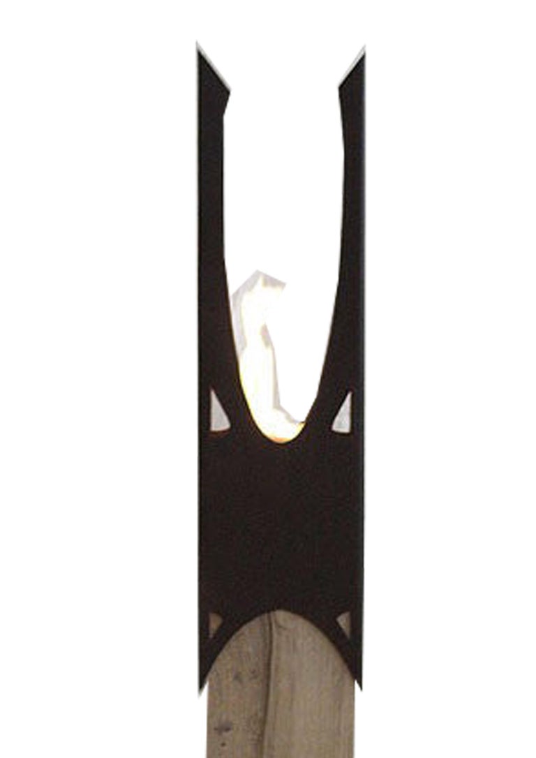 Stefan Traloc - Oak Column and Garden Torch - "Nature Crown" - straight ...
