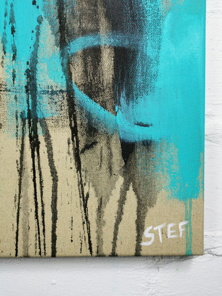 Stefanie Rogge - RHINO #5 - 'ONE OF THE BIG FIVE', Painting, Acrylic on ...